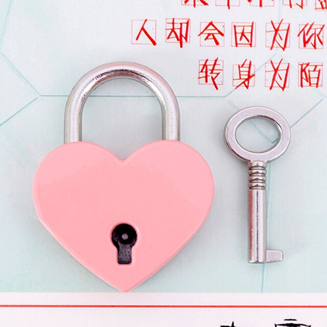 2022 Antique Style Heart Shape Padlock Vintage Loc... – Vicedeal
