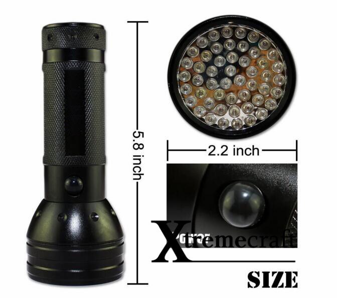 Xtremecraft 51 UV LED Scorpion Detector Hunter Fin... – Vicedeal