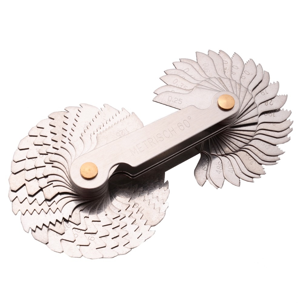 58 Blades Metric &Whitworth 55/60 Degree Thread Sc... – Grandado