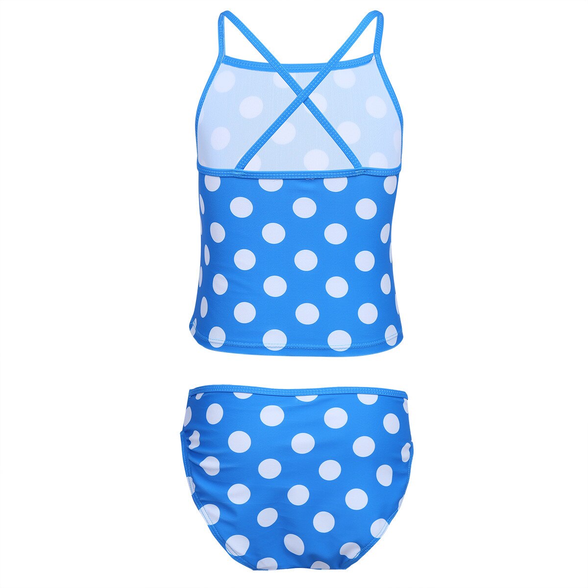 Kids Teens Girls Two-piece Tankini Bikini Swimsuit... – Grandado