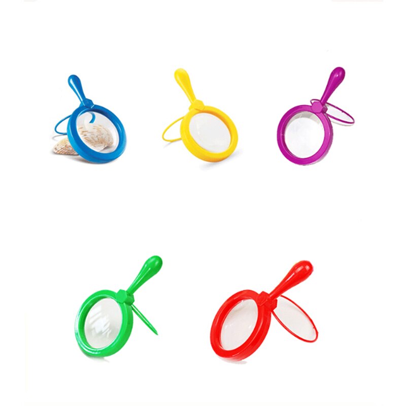 1 Pcs Handheld Magnifying Glass Plastic Children K... – Grandado