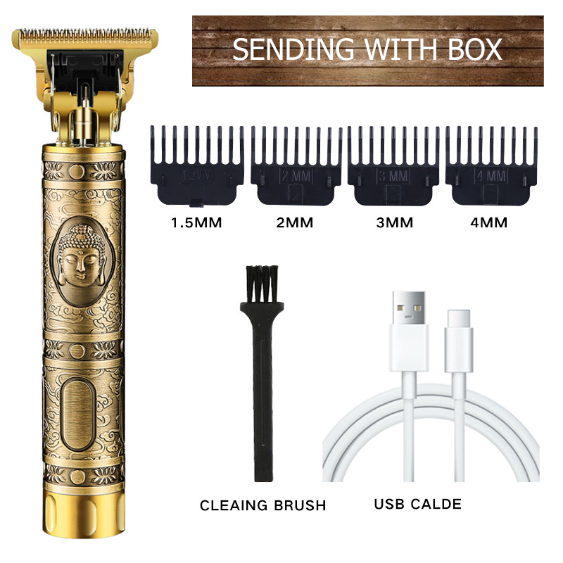 Vintage T9 Electric Cordless Hair Clippers men Hai... – Grandado