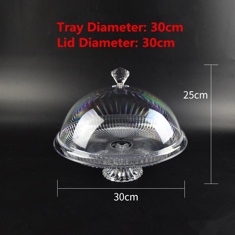 Acrylic Transparent fruit tray with cover plastic ... – Vicedeal