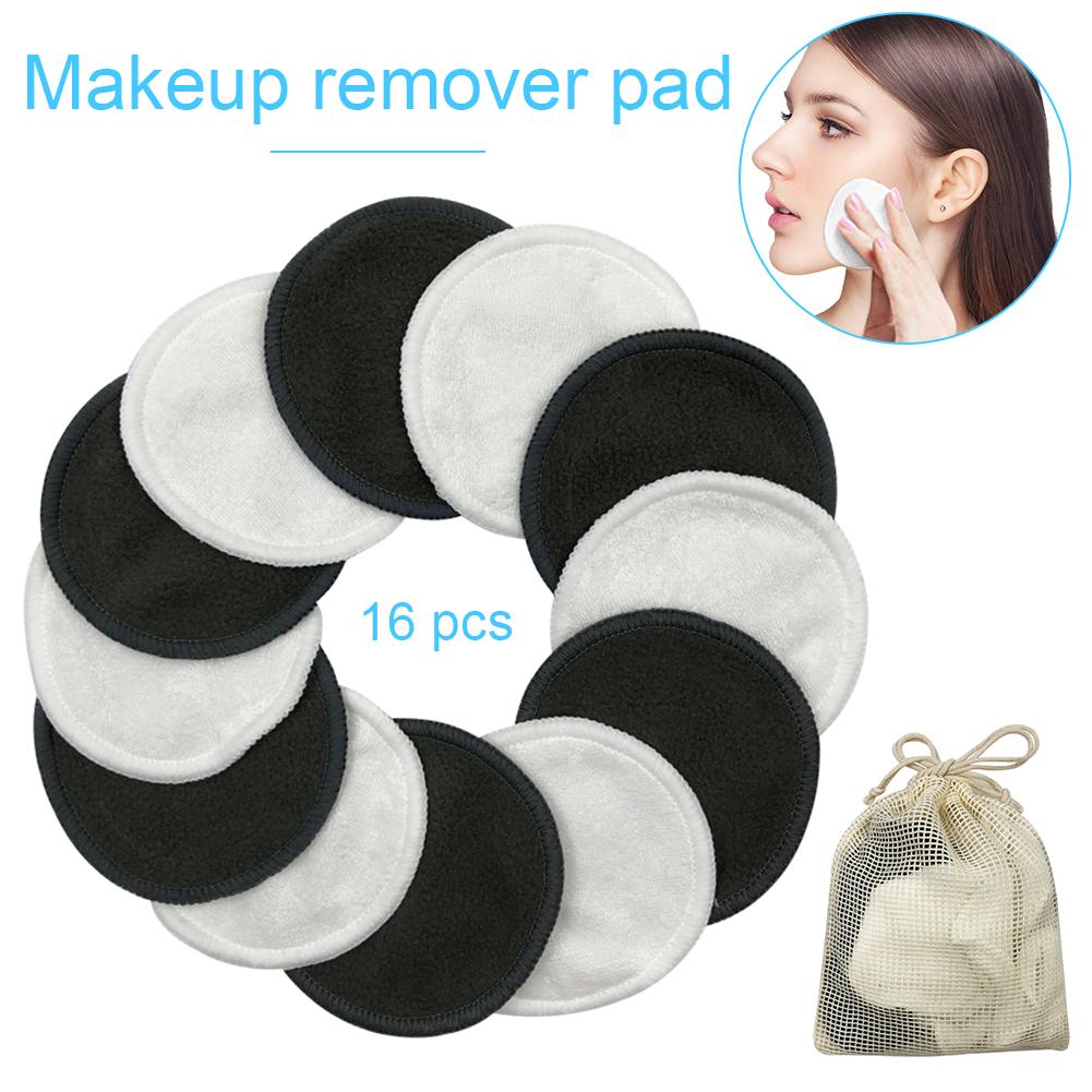 16Pcs Makeup Removal Cotton Pad Washable Reusable ... – Vicedeal
