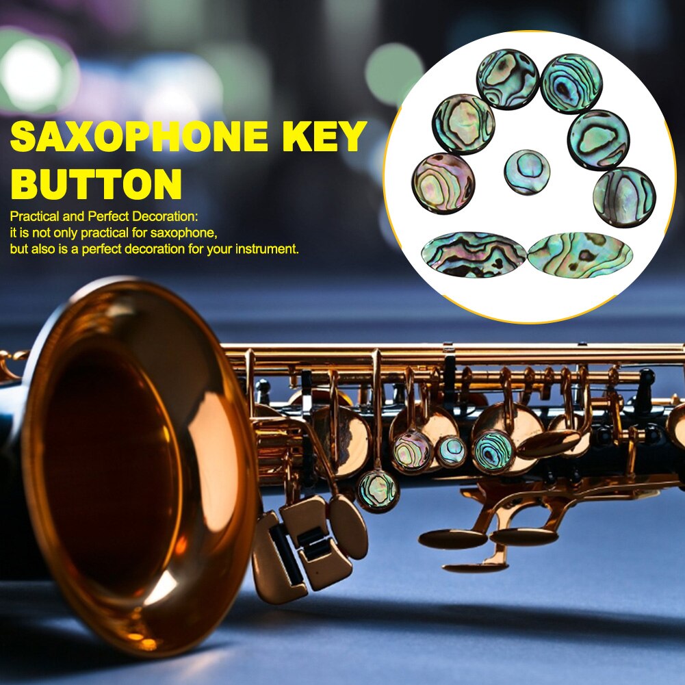 9 teile/satz Sax Schlüssel Taste Sopran Glatte Alt... – Vicedeal