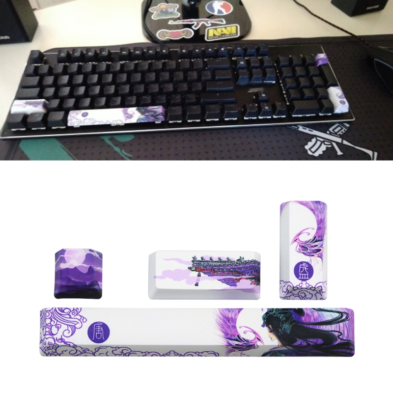 69HA PBT Five Sides Dye-subbed Keycap Space Bar 6.... – Grandado