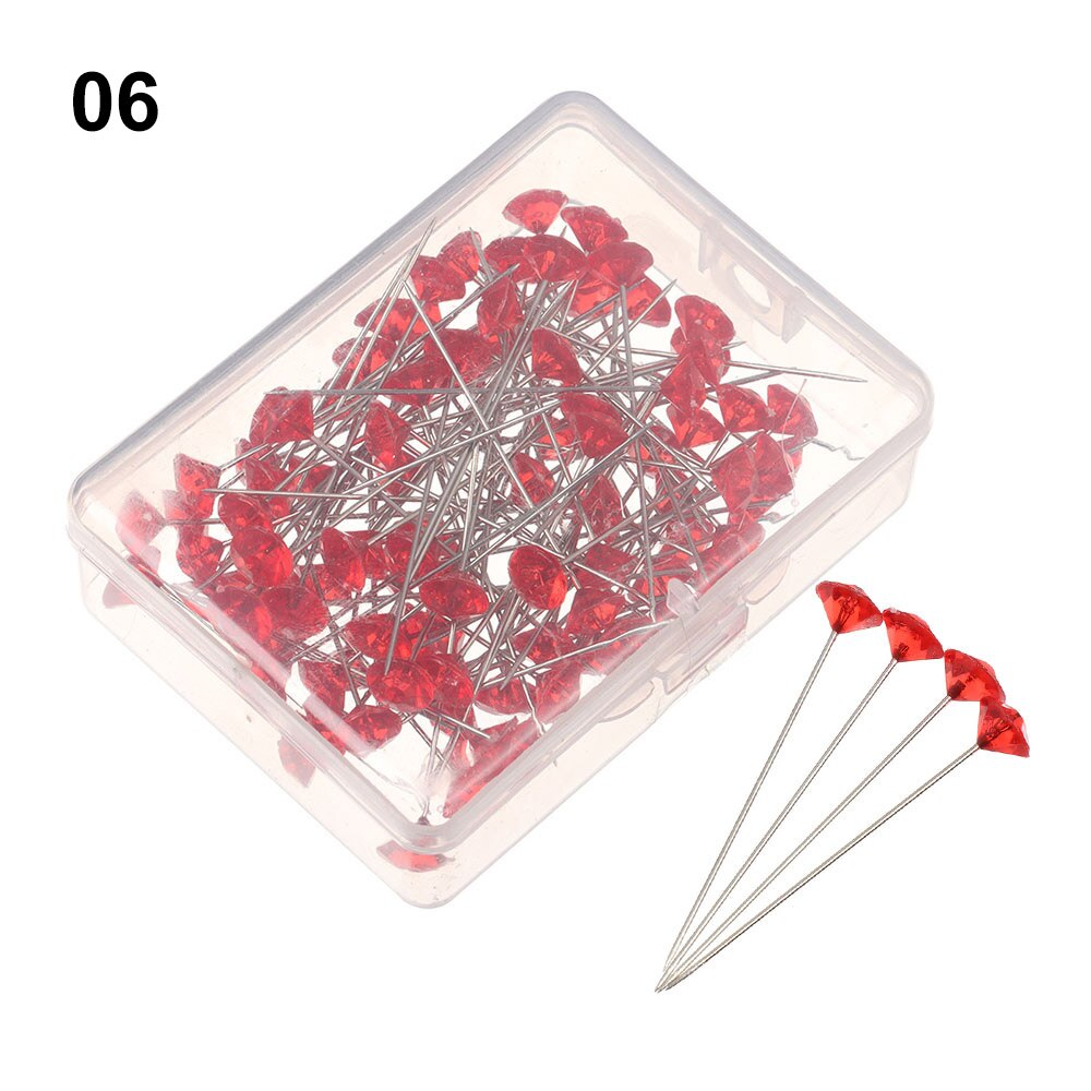 100Pcs/Box Love Heart Sewing Pin Colorful Embroide... – Vicedeal