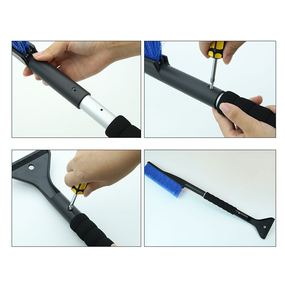 2-in-1 Multi-function Long Handle Car Ice Scraper ... – Vicedeal