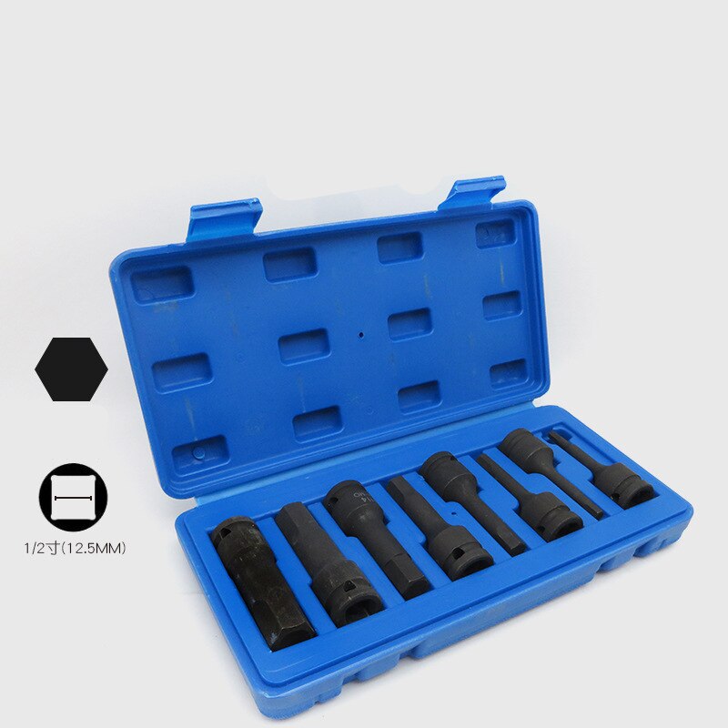 8Pcs 1/2" Inch Drive Air Hex Key Bit Socket S... – Grandado