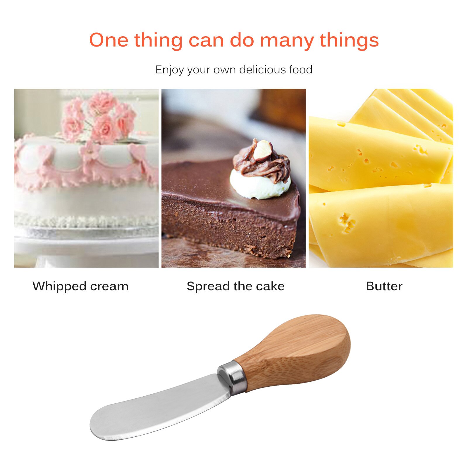 6PCS Mini Stainless Steel Spatula Scraper Knives B... – Vicedeal