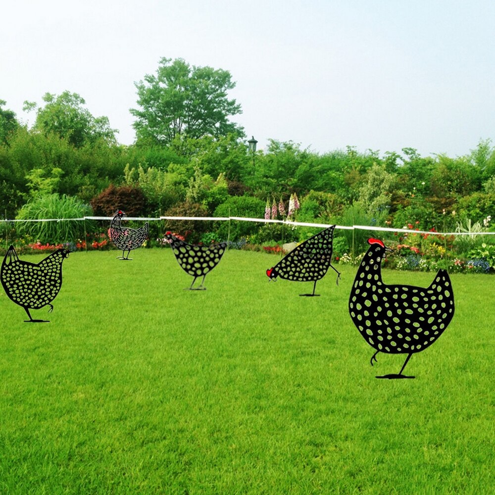 Garden Chicken Farm Decoration Sculptures Garden D... – Grandado