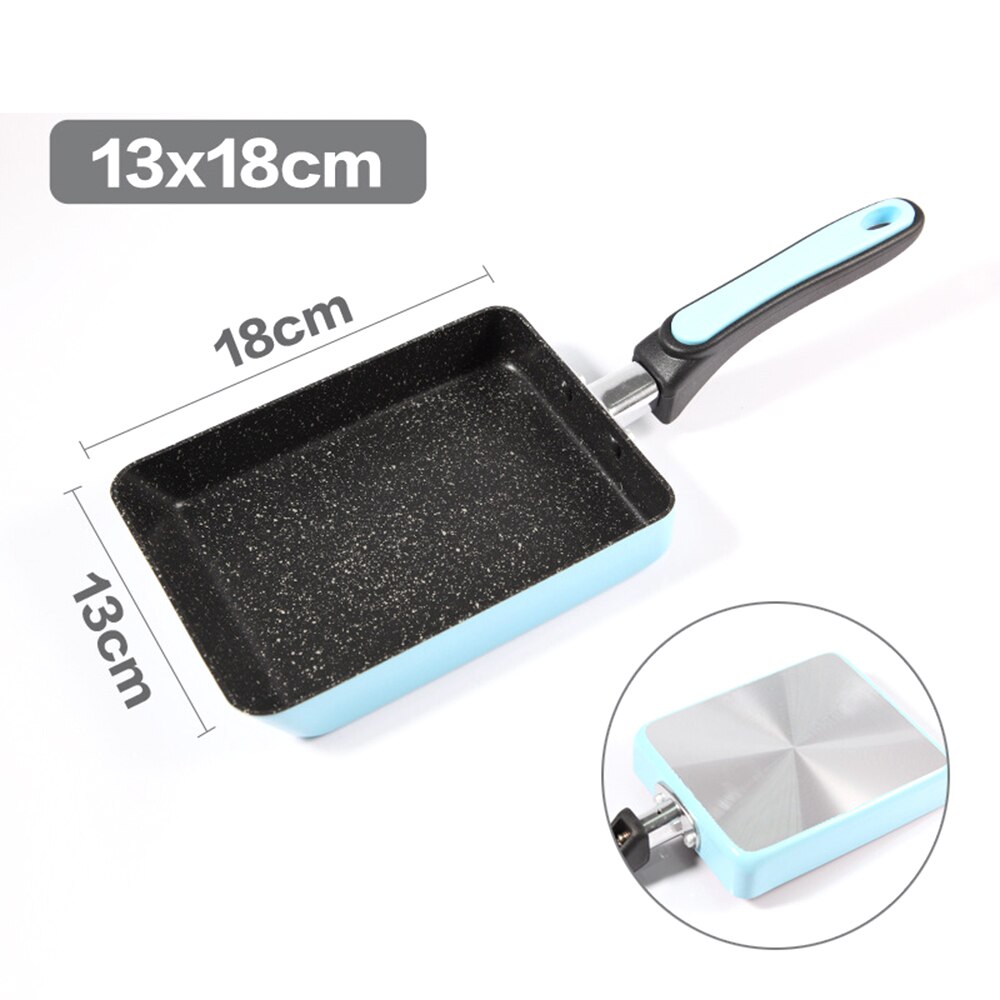 Non-stick Frying Pan Smokeless pot Egg Pizza squar... – Grandado