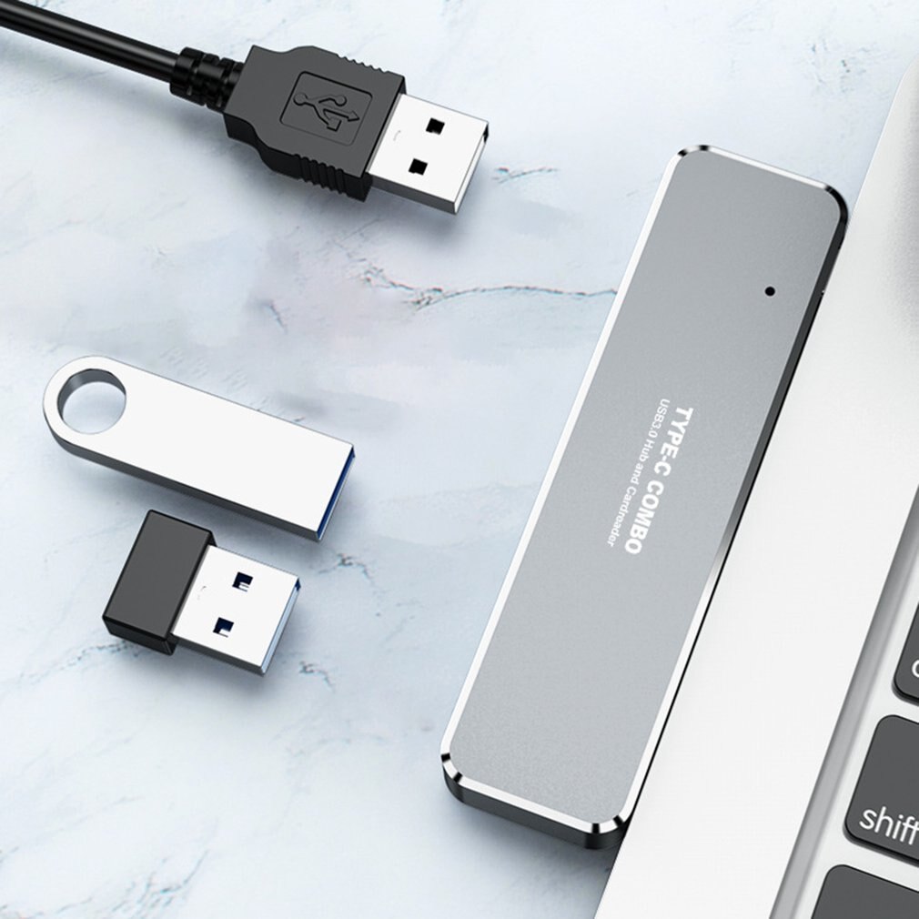 USB Hub3.0 Sync Card Reader for MacBook 5 in 1 Typ... – Vicedeal