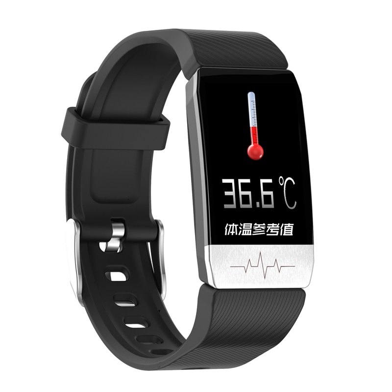Fam T1 Smart Horloge Temperatuur Meten Ecg Smartba... – Grandado
