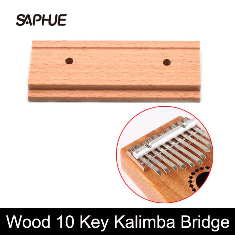 Wood 10 Key Kalimba Bridge DIY Thumb Piano Wooden ... – Grandado