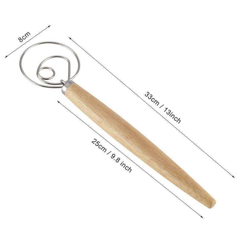 13" The Original Danish Dough Whisk LARGE Stainles... – Vicedeal
