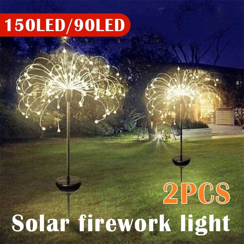 Solar Firework Lights Outdoor Waterproof Powered F... – Vicedeal