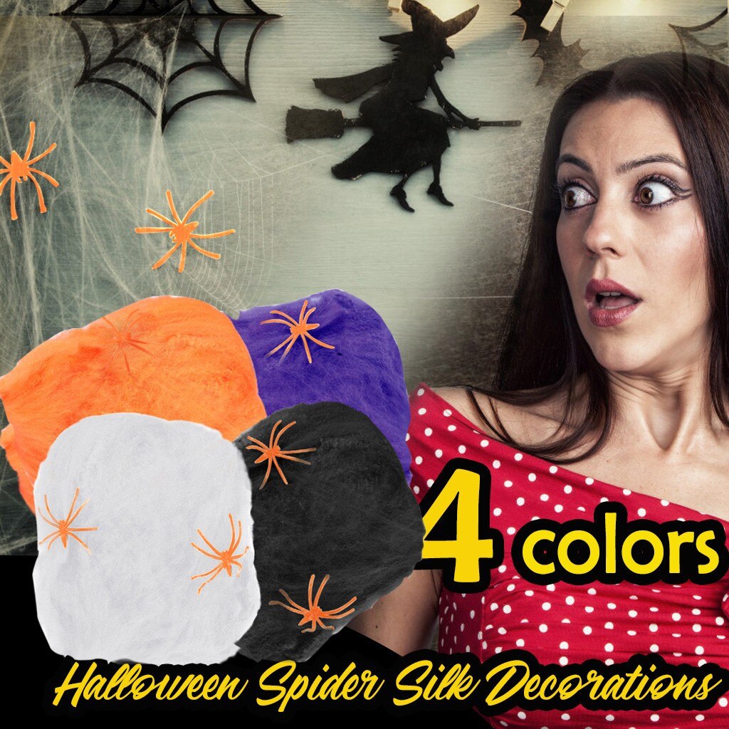 Halloween Scary Party Scene Prop White Stretchy Co... – Vicedeal