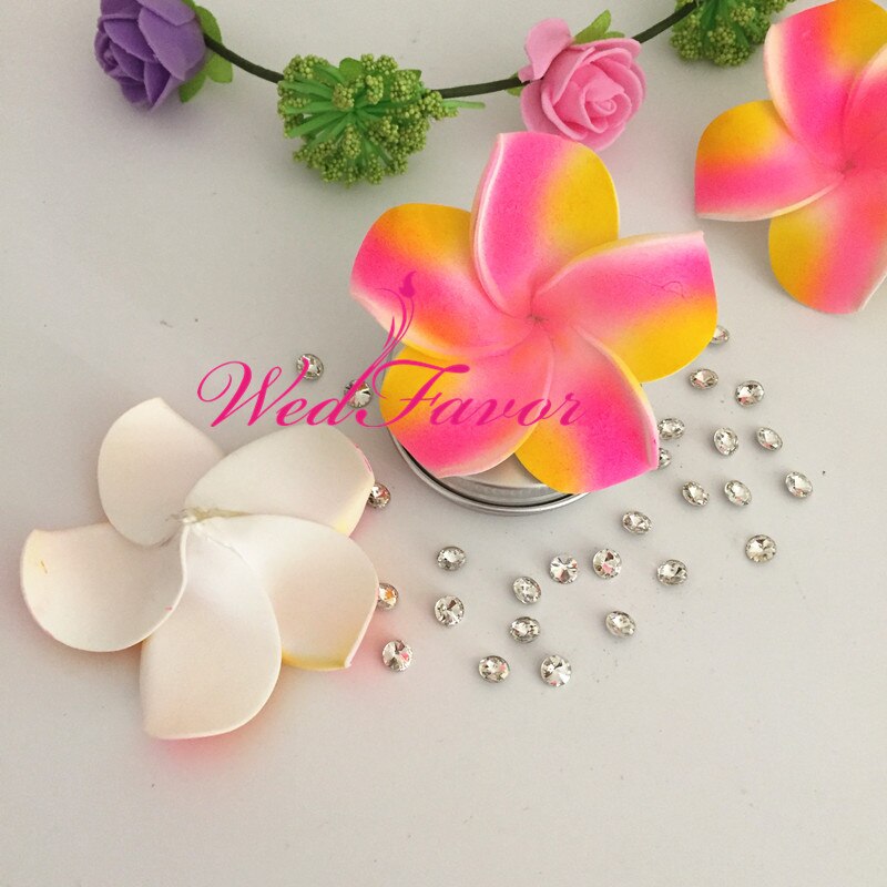 50pcs 7cm Multicolor Artificial Foam Frangipani Pl... – Vicedeal