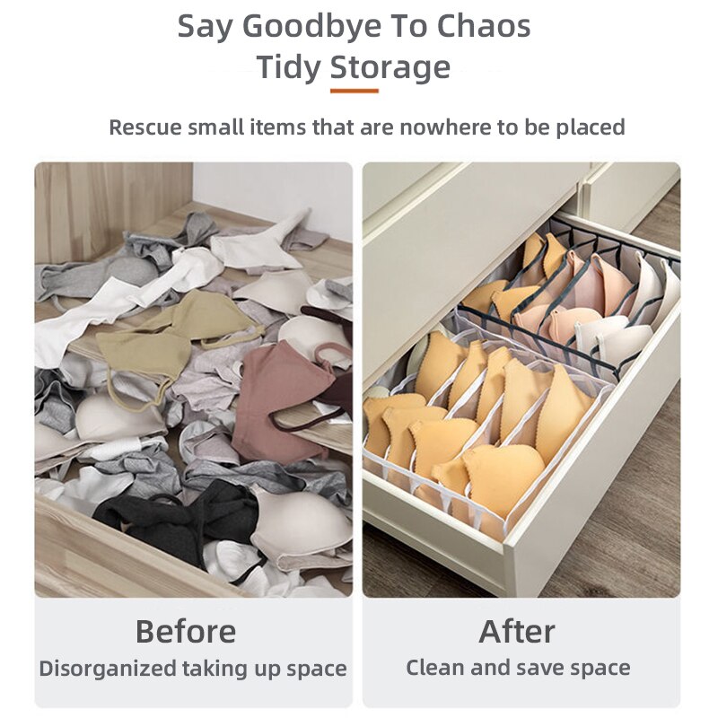 Storage Box Underwear Bra Organizers 4 Colors 1/3p... – Vicedeal