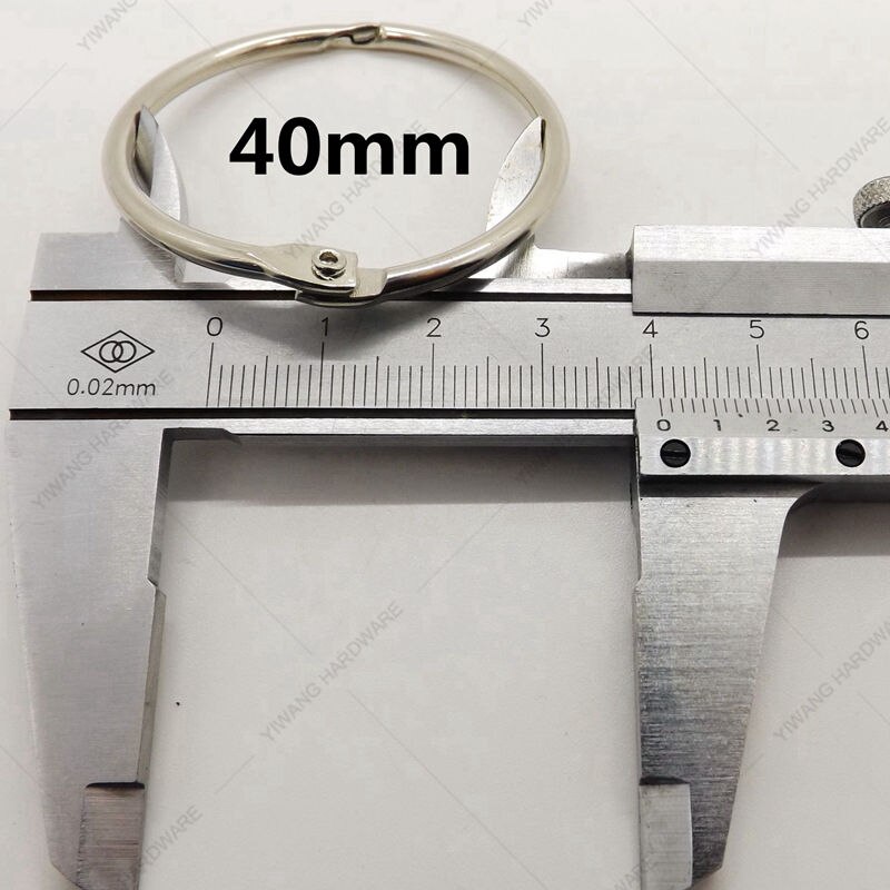 10pcs nickel plating Loose Leaf Book Binder Hinged... – Grandado