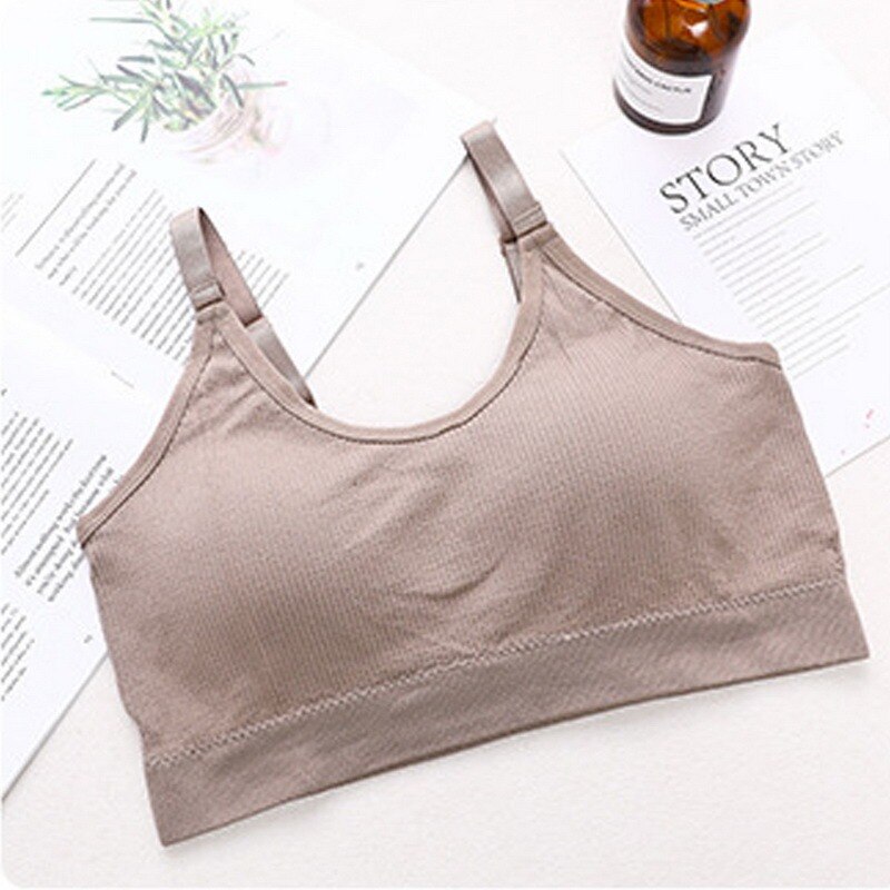 Women Sports Bra Elastic Padded Gym Running Bra So... – Grandado