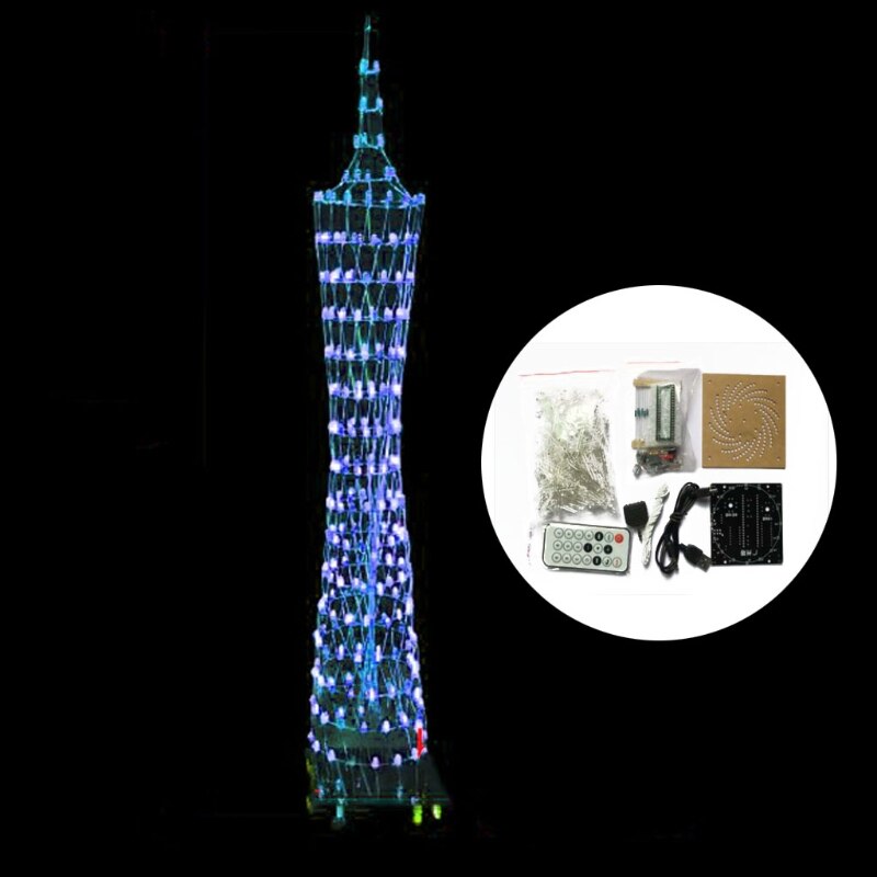 J0PE DIY LED Light Canton Tower Suite Wireless Rem... – Vicedeal