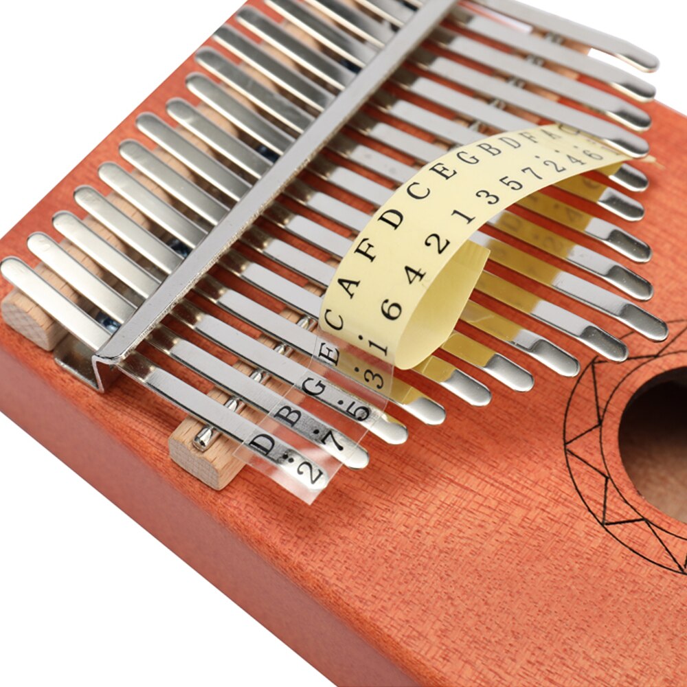 17 Keys Kalimba African Solid Mahogany Thumb Finge... – Vicedeal