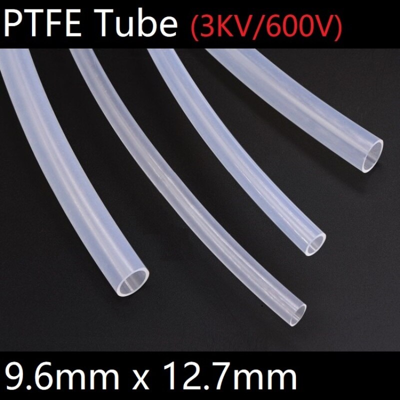 PTFE Tube White ID 9.6mm x 12.7mm OD F46 Insulated... – Grandado