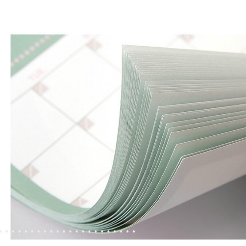 30 Sheets Pink Blue Monthly Plan Paper Pad 14*21cm... – Vicedeal