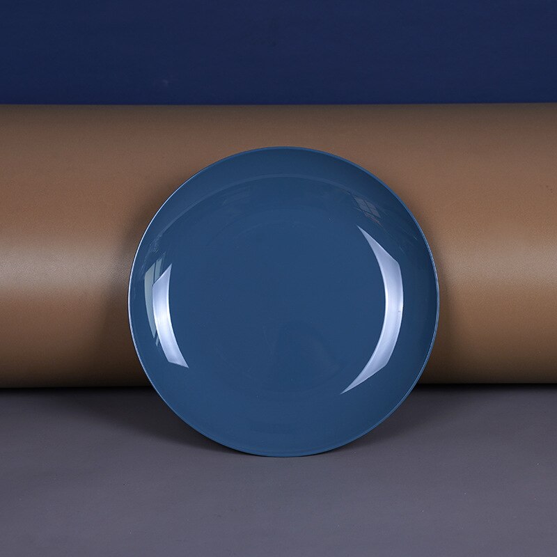 Plate Kitchen Household Round Plastic Hotel Restau... – Vicedeal
