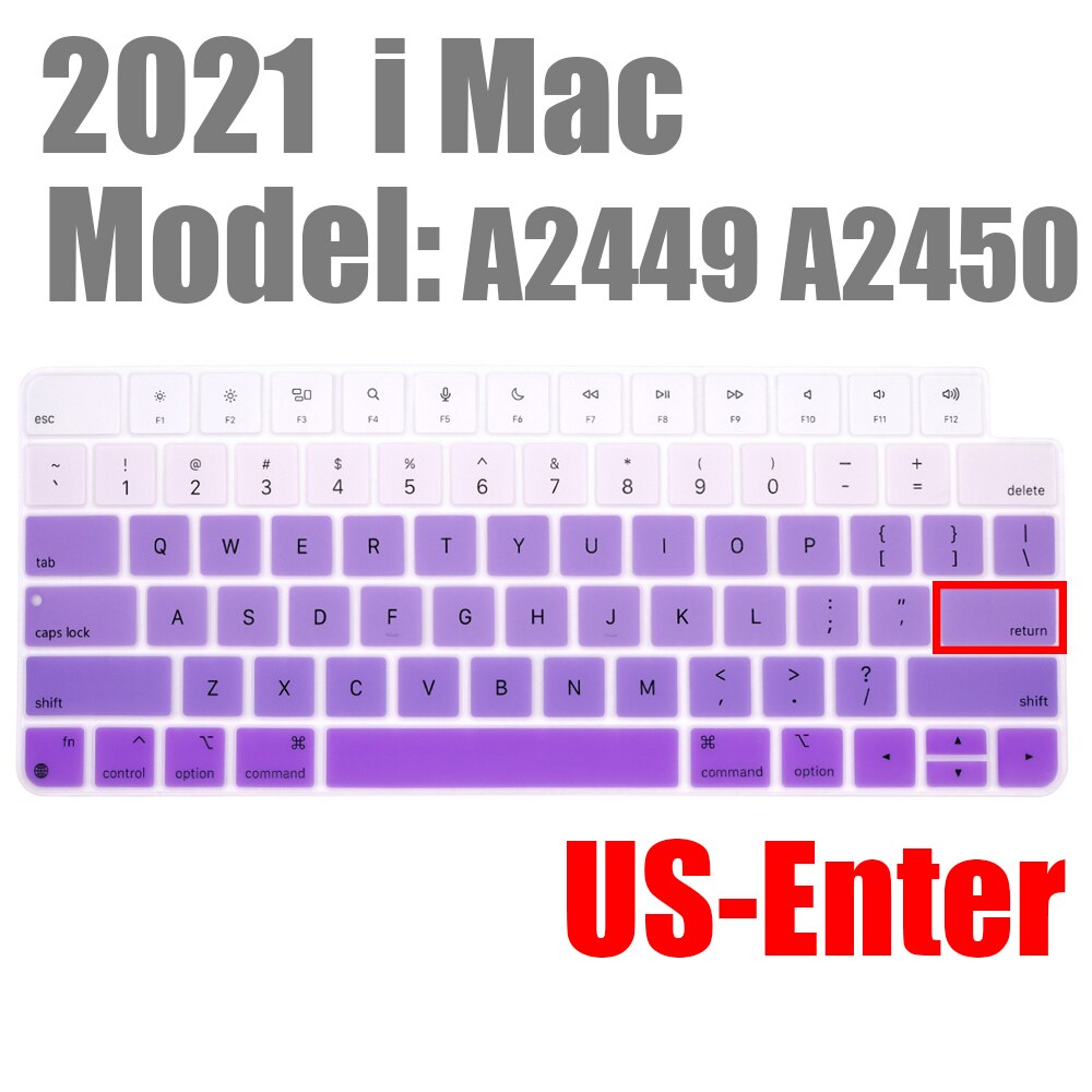 For Apple iMAC Keyboard Cover release) A2450 A2449... – Vicedeal