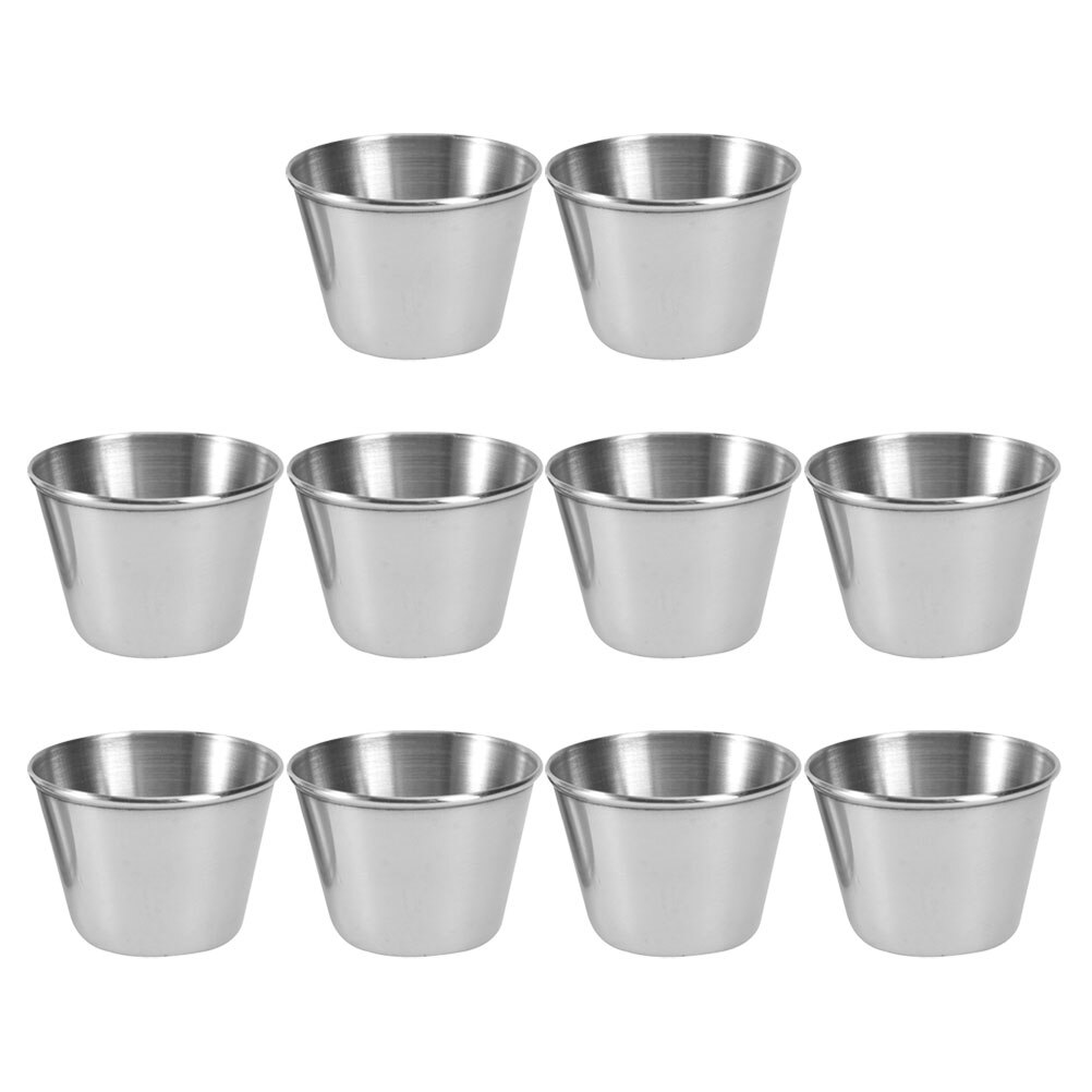 10Pcs Rvs Saus Cups Kruiderij Cups Dip Saus Cups T... – Vicedeal