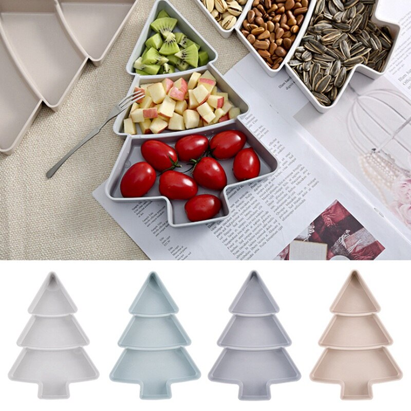 Candy Tray Christmas Tree Shaped Dried Fruit Stora... – Grandado