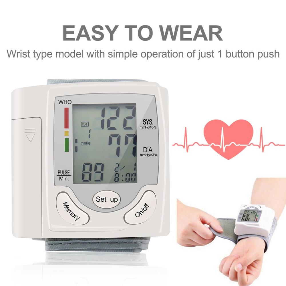 Automatic Digital LCD Display Wrist Monitor Heart ... – Grandado