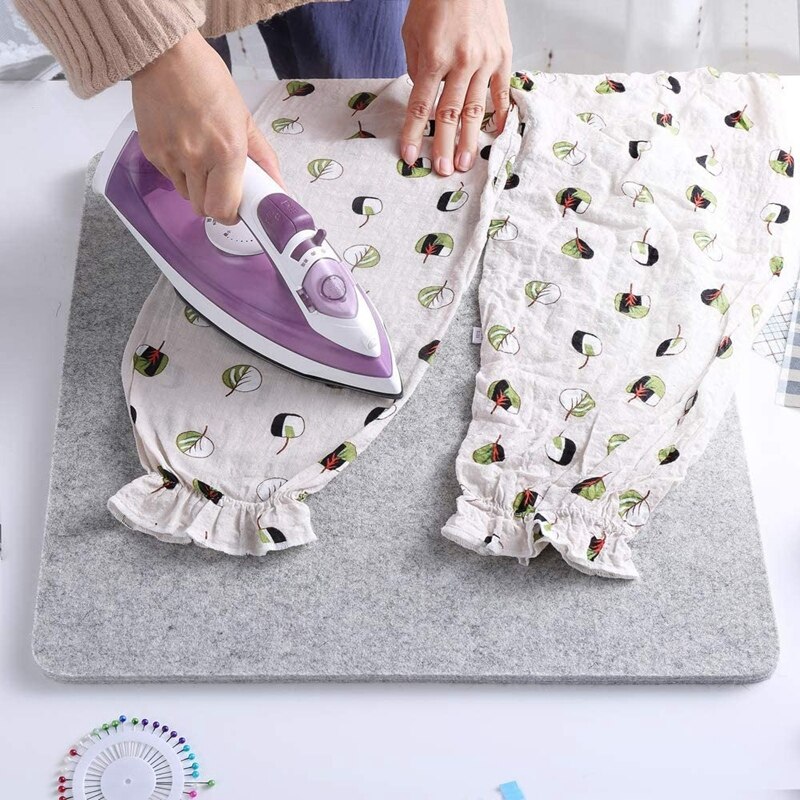 Wool Felt Ironing Mat -Wool Pressing Pad with Sili... – Grandado