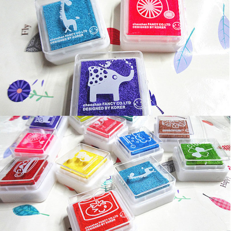 24 Colors DIY Scrapbooking Stamp inkpad Vintage Cr... – Grandado