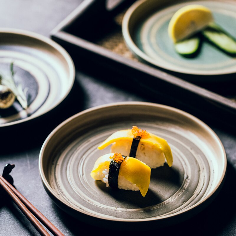 Japanese-Style Dinner Plate Ceramic Plate Househol... – Grandado
