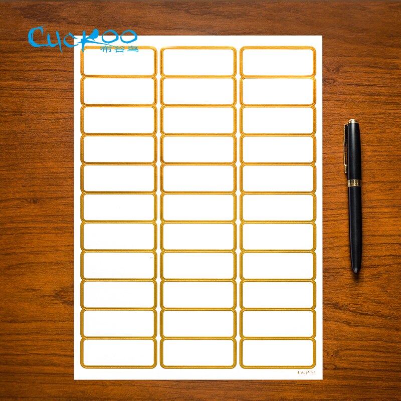 CUCKOO 99pcs/lot A4 size 62*25 each printable pape... – Grandado