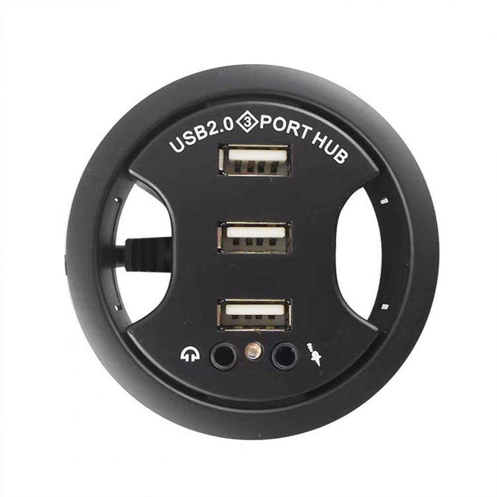 USB HUB USB3.0 Mount In Desk Multi USB 2.0 Ports W... – Vicedeal
