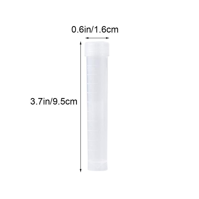 20pcs 10 ml Plastic Frozen Test Tubes Vial Seal Co... – Vicedeal