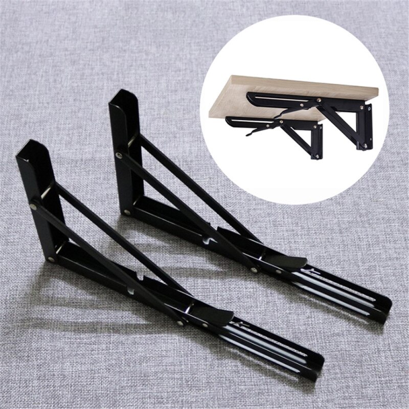 2PCS Folding Shelf Bracket Flexible Storage Heavy ... – Grandado