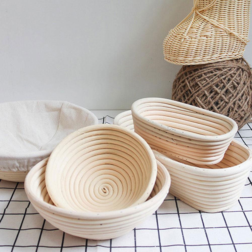 Banneton Proofing Bread Basket Round Oval Baking C... – Vicedeal