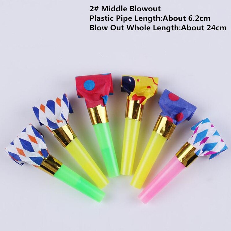 Colorful Cartoon Blowout Celebration Long Blowouts... – Grandado