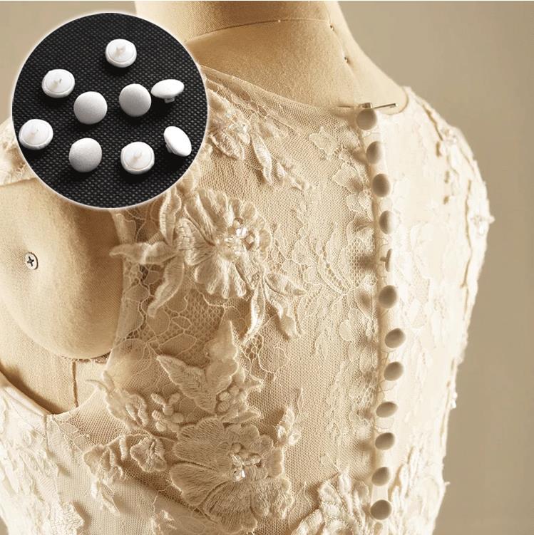 20Pcs/Lot Cloth button wedding dress back buckle c... – Vicedeal