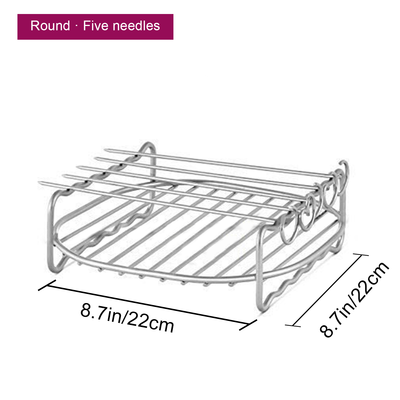 Dubbele Lagen Lucht Friteuse Rekken Rvs Grill Mult... – Vicedeal