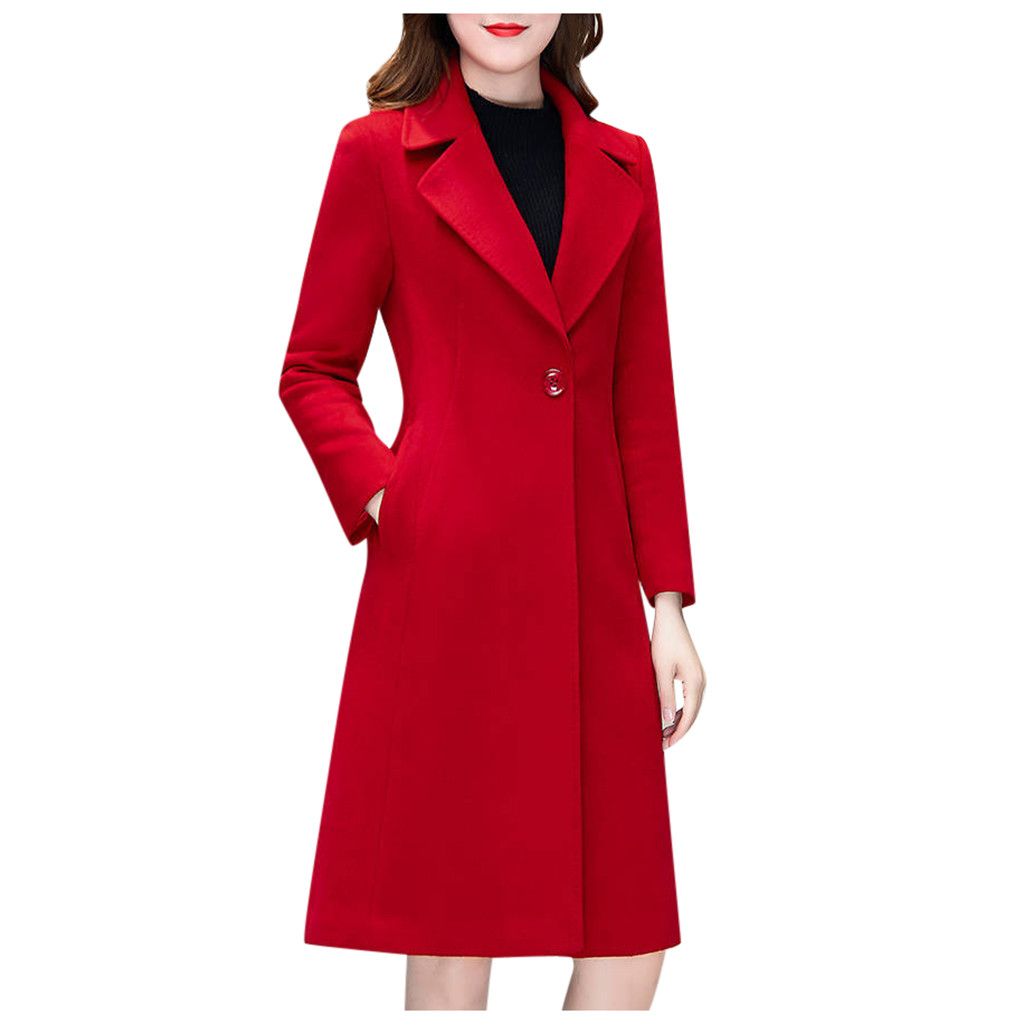 Women Outerwear Autumn Winter Clothing Warm Woolen... – Grandado