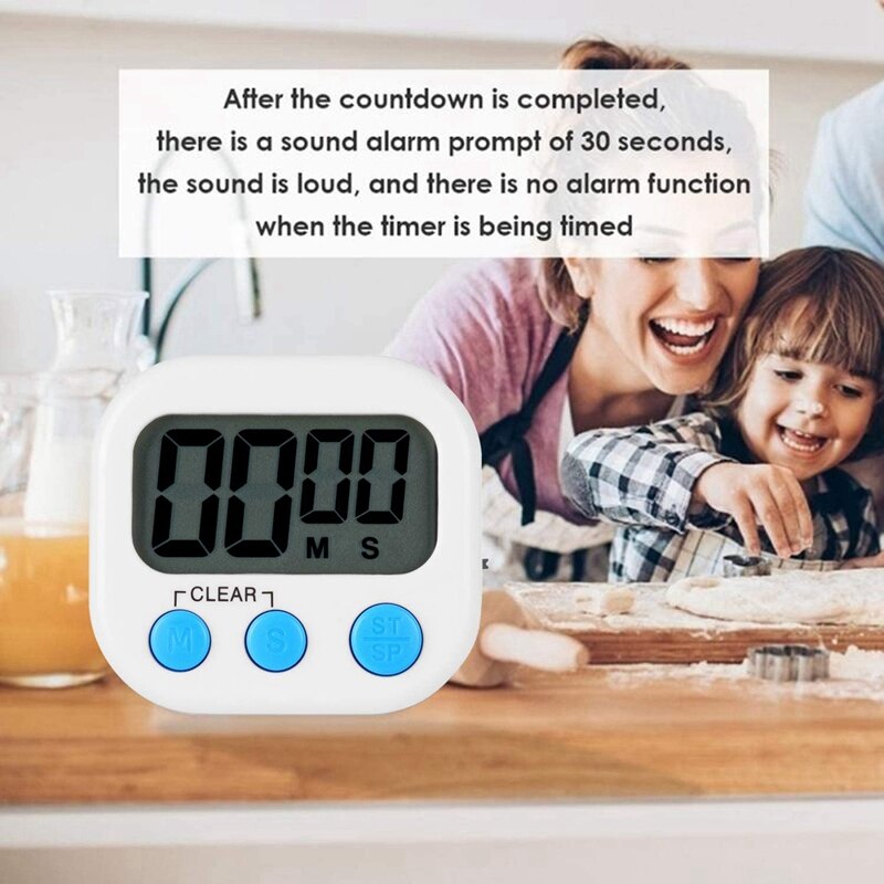 Kitchen Timer Digital Timer Stopwatch Alarm Clock ... – Grandado
