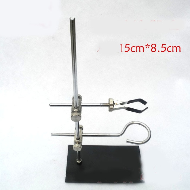 30cm portable retort stand iron stand with clamp l... – Vicedeal