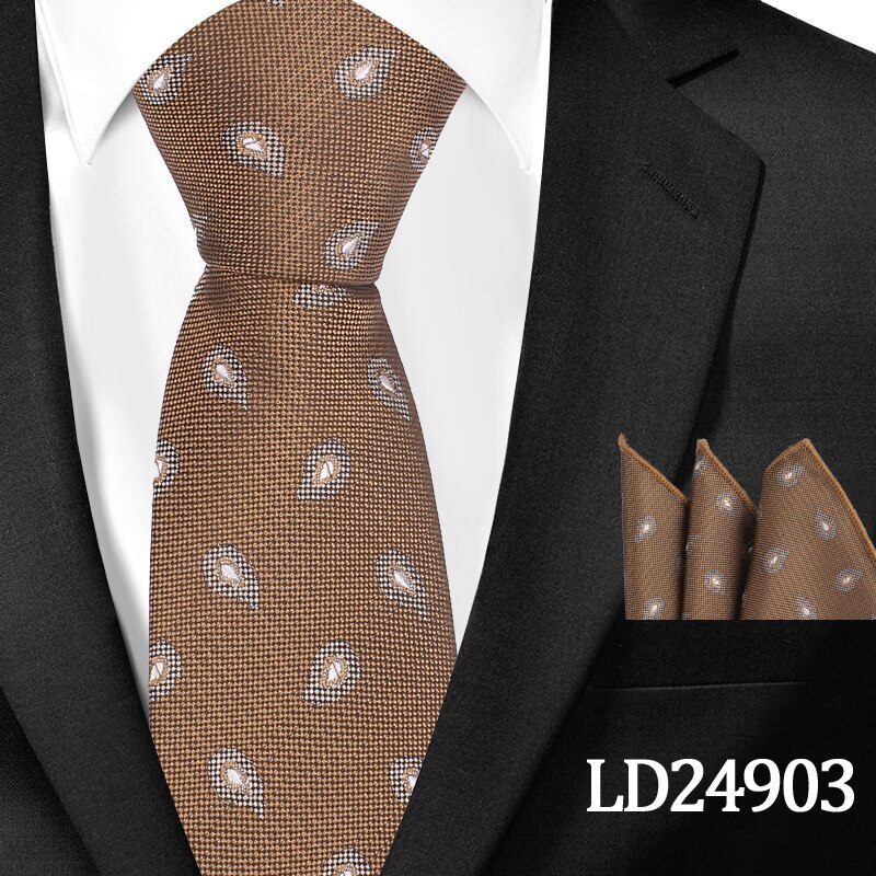 Smala paisley-slipsar och fyrkantiga uppsättningar... – Grandado